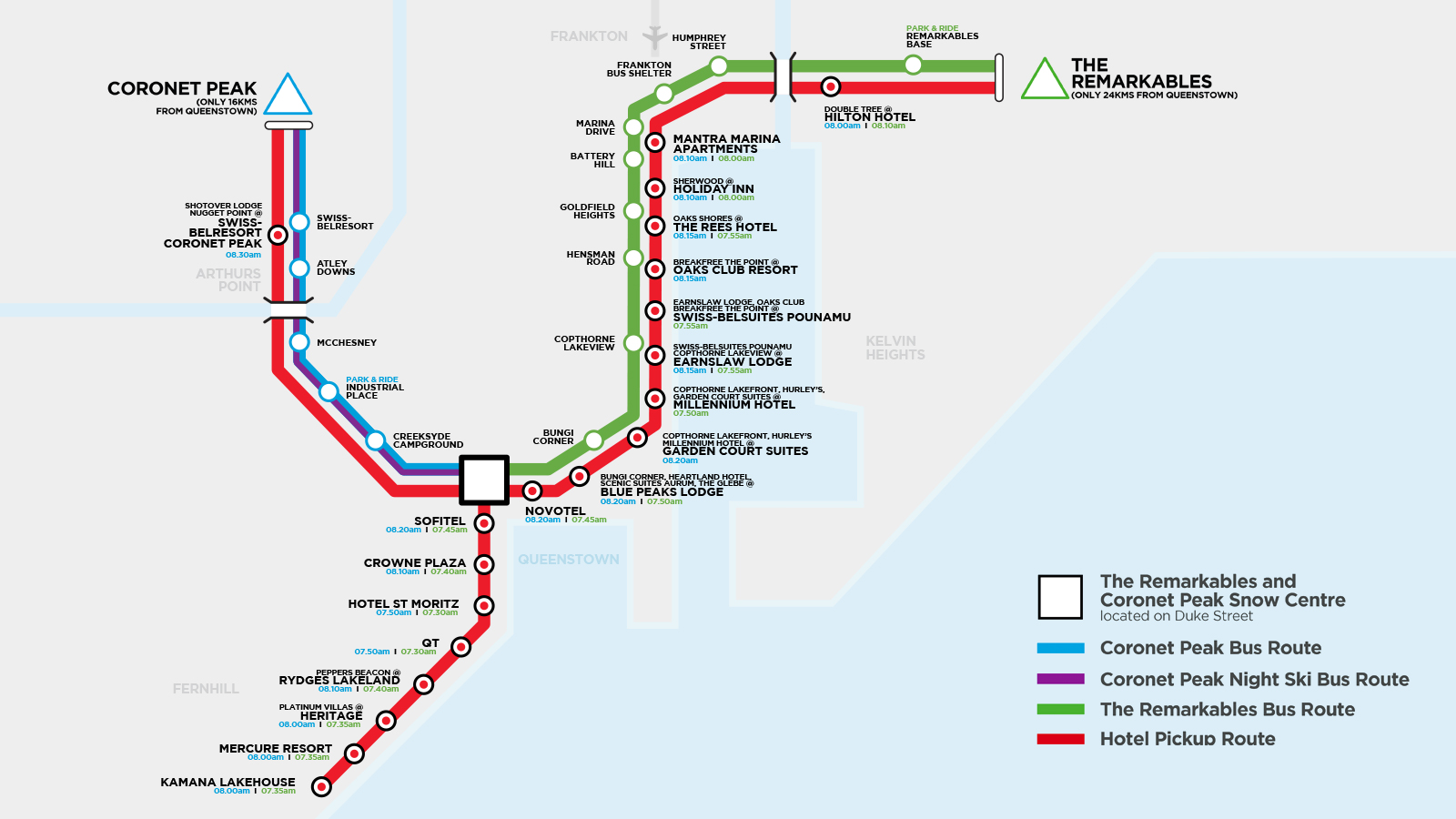 Ski Bus Transport Queenstown - Ski Queenstown Sale